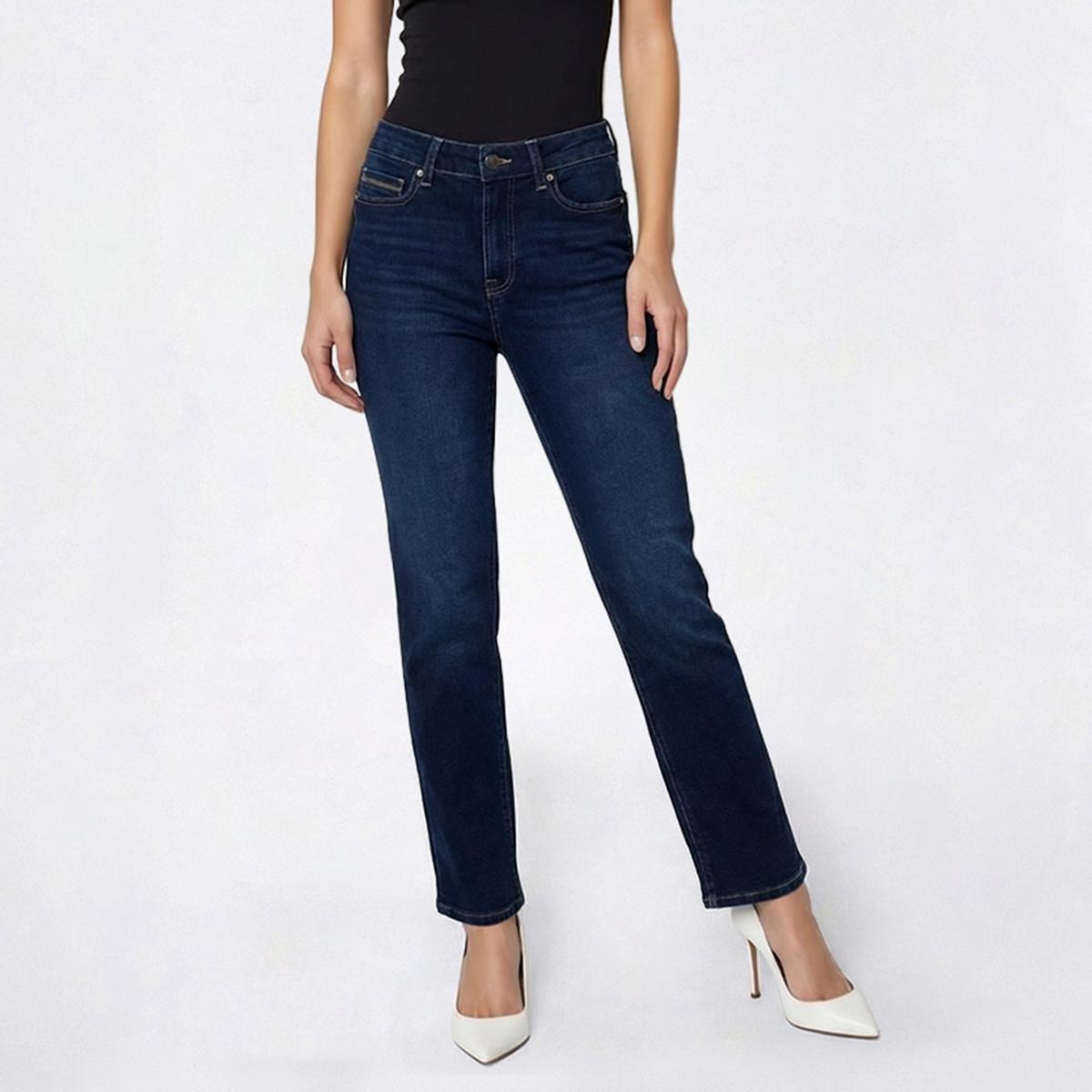 Womens Nautica Jeans The Bay Mid Rise Straight Jeans